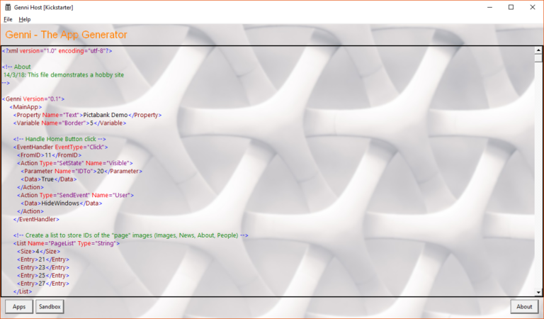 Genni – The App Generator